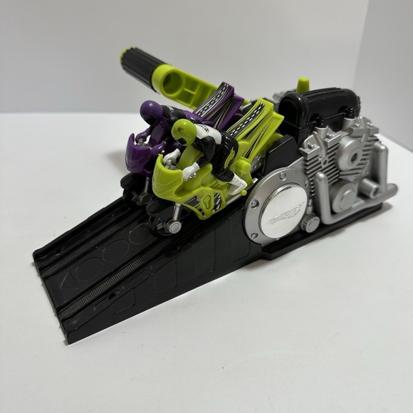 Toys | Hot Wheels Crank Em Side By Side Motorcycle Launcher Double Ramp ...
